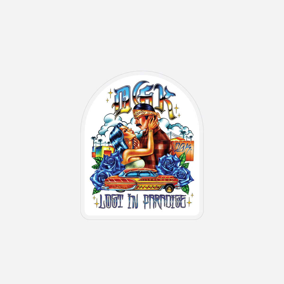 Lost In Paradise Sticker– DGK®